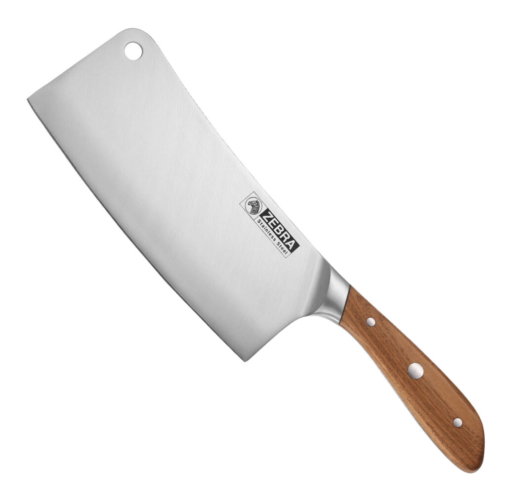 7.5″ Browny Chopper Knife With Wooden Handle – Zebra Malaysia